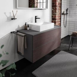 Hansgrohe Xevolos E Waschtisch 61094450 600x480mm, mit Hahnloch, ohne &Uuml;berlauf, SmartClean, wei&szlig;