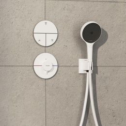 Hansgrohe ShowerSelect Comfort S Ventil 15558700 UP, f&uuml;r 3 Verbraucher, mattwei&szlig;