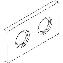 Ideal Standard Archimodule Rosette A963725AA 2-Loch 100 x 183 mm, verchromt