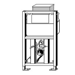 Viega Eco Plus Unterputzsp&uuml;lkasten 455729 Bauh&ouml;he 830mm, Stahl gr&uuml;n