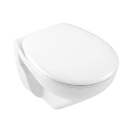 Villeroy & Boch Villeroy und Boch O.novo Wand-WC-Combi-Pack 7667HR01 36x49cm, mit WC-Sitz, Direct Flush, weiß