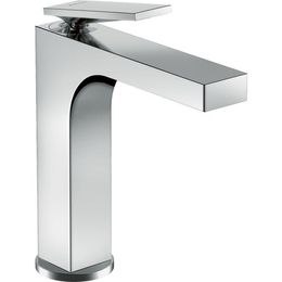 Hansgrohe Axor Citterio Waschtischarmatur 39023000 Ausladung 143mm, mit Zugstangen-Ablaufgarnitur, Hebelgriff, chrom