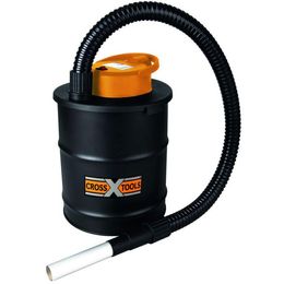 T.I.P. CROSS TOOLS Aschesauger - Kaminsauger, 12 l, 600 W, 150 mbar, inkl. HEPA-Filter, CAS 600 CN, 68523