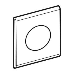 Geberit Abdeckpl. HyTronic UR Samba für 241921461 UR- Steuerungen ab 2009, sgl. -verchromt