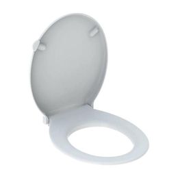 Geberit Renova Comfort WC-Sitz 500679011 wei&szlig;, barrierefrei, antibakteriell, Befestigung von oben
