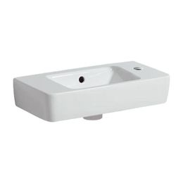 Geberit Waschtisch Renova Compact 276150000 weiss 50 x 25 cm, mit Hahnloch rechts