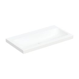Geberit iCon Light Waschtisch 501836008 90x48cm, ohne Hahnloch, ohne &Uuml;berlauf, wei&szlig; KeraTect