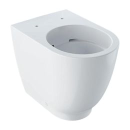 Geberit Acanto Stand-Tiefspül-WC 500602018 4,5 l, erhöht, wandbündig, geschlossen, rimfree, weiß KeraTect