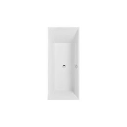 Villeroy & Boch Villeroy und Boch Squaro Rechteck-Badewanne UBQ170SQS2V-01 169,4x74,4cm, Ablauf mittig, wei&szlig;