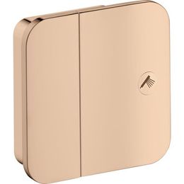 Hansgrohe Axor One Fertigmontageset 45771300 Unterputz-Absperrventil, 1 Verbraucher, polished red gold