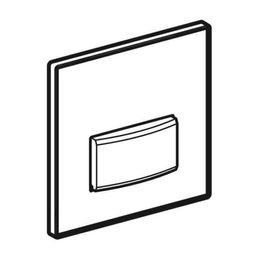 Geberit BetPl. Sigma50 ab 2013 zu UR-Strg. 242764SD1 mit pneumatischer Sp-Ausl. Rauchglas