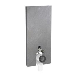 Geberit Monolith Stand-WC-Modul 131033005 Bauh&ouml;he 114cm, Front schieferoptik, Seite aluminium schwarzchrom