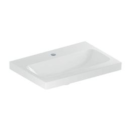 Geberit iCon Light Waschtisch 501841006 60x42cm, Hahnloch mittig, ohne &Uuml;berlauf, wei&szlig; KeraTect
