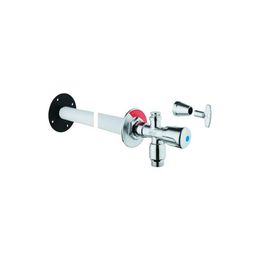 Grohe Au&szlig;enwandventil Bausatz Eurotec 41206000 DN15, mit Rohrbel&uuml;fter, chrom