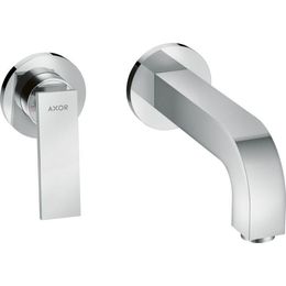 Hansgrohe Axor Citterio Fertigmontageset 39121000 Unterputz-Waschtischarmatur, Auslauf 220mm und Rosette, mit Hebelgriff, chrom