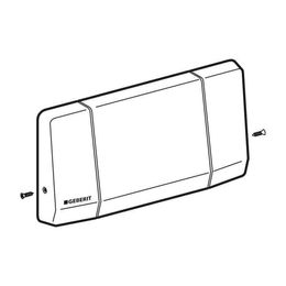 Geberit BetPl. Highline IR, Edelstahl 241307001