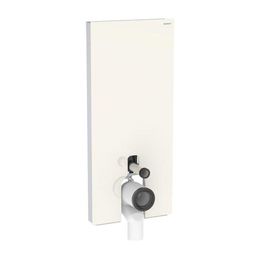 Geberit Monolith Stand-WC-Modul 131233JL5 Bauh&ouml;he 114cm, Front Glas sand-grau, Seite aluminium