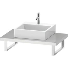 Duravit DuraStyle Konsole DS102C09191 f&uuml;r Aufsatzbecken, 1 Ausschnitt, St&auml;rke 4.5 cm, Taupe