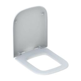Geberit myDay WC-Sitz 575410000 wei&szlig;, Scharnier Messing verchromt, mit Absenkautomatik