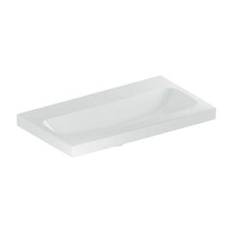 Geberit iCon Light Waschtisch 501842008 75x42cm, ohne Hahnloch, ohne &Uuml;berlauf, wei&szlig; KeraTect