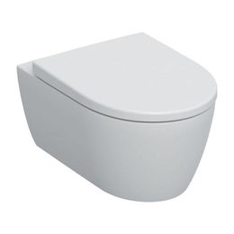 Geberit iCon Wand-Tiefspül-WC Set 501663JT1 36x53cm, geschlossene Form, rimfree, mit WC-Sitz, weiß-alpin