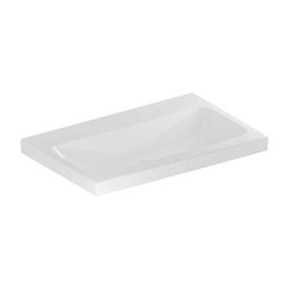 Geberit iCon light Waschtisch 501835007 70x48cm, ohne Hahnloch, ohne &Uuml;berlauf, wei&szlig;