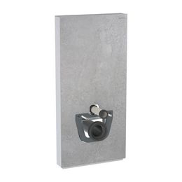 Geberit Monolith Wand-WC-Modul 131222JV5 Bauhöhe 101cm, Front betonoptik, Seite aluminium