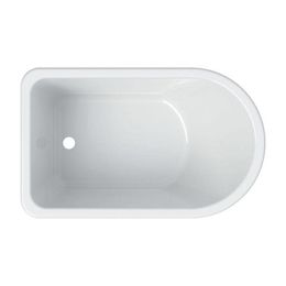 Geberit Bambini Badewanne 406010016 47 x 76,5 x 28,5 cm, asymetrisch, 40 l, wei&szlig;-alpin