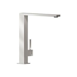Villeroy & Boch Villeroy und Boch Küchenarmatur Finera Square 927100LC 10,5 l/min, schwenkbarer Strahlregler, Edelstahl massiv