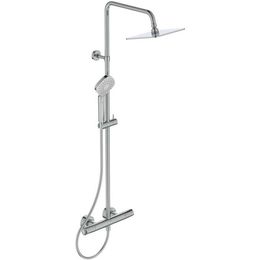 Ideal Standard Idealrain Duschsystem A7240AA Aufputz-Brausethermostat Ceratherm T100, verchromt