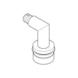 Dornbracht Griff Winkel-komplett Tara Cl. - 04182001800-08 platin