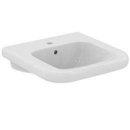 Ideal Standard Contour 21+ Waschtisch E3613HY 1 Hahnloch, mit Überlauf, 545x550x195mm Weiß SmartGuard+