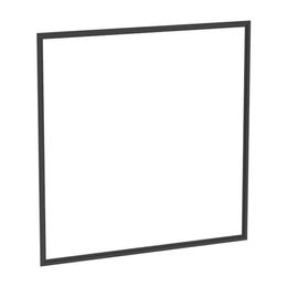 Geberit One Abdeckrahmen 505841003 60 cm, schwarz matt/Aluminium pulverbeschichtet, Unterputz-Montage