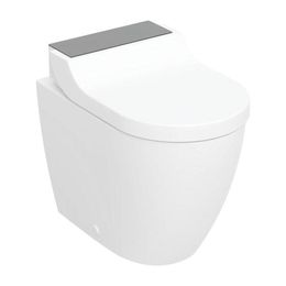 Geberit AquaClean Tuma WC-Komplettanlage 146310SJ1 mit Stand-WC, tief, schwarz