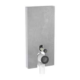 Geberit Monolith Stand-WC-Modul 131203JV5 Bauh&ouml;he 101cm, Front betonoptik, Seite aluminium