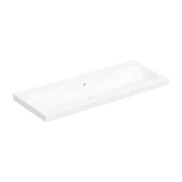 Geberit iCon Light Waschtisch 501837004 120x48cm, ohne Hahnloch, mit &Uuml;berlauf, wei&szlig; KeraTect