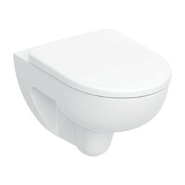 Geberit Renova Set Wand-Tiefspül-WC mit WC-Sitz 500801001 spülrandlos, weiß