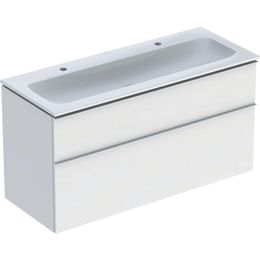 Geberit iCon Waschtisch mit Unterschrank 120 cm 502338013 Waschtisch-Set 120x63x48cm, weiß, Korpus / Griff weiß matt