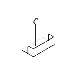 Giese 10013-14 B&uuml;gelduschkorb schwarz matt, Schichtstoff (HPL) wei&szlig;