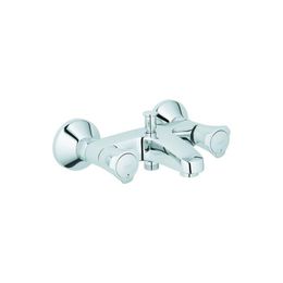Grohe Costa 2 Griff Wannenarmatur 25450001 chrom, Aufputz