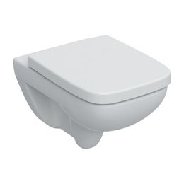 Geberit Renova Plan Set Wand-Tiefspül-WC-Set 501758001 36x54cm, mit WC-Sitz, weiß