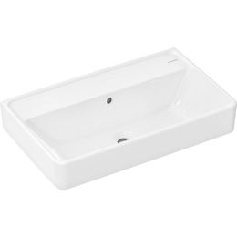 Hansgrohe Xanuia Q Waschtisch 61129450 650x390mm, ohne Hahnloch, mit &Uuml;berlauf, SmartClean, wei&szlig;