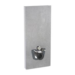 Geberit Monolith Wand-WC-Modul 131231JV5 Bauhöhe 114cm, Front betonoptik, Seite aluminium
