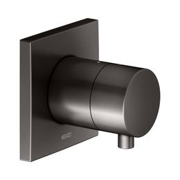 KEUCO IXMO Fertigmontageset 59541351002 titanschwarz geb&uuml;rstet, Unterputz-Absperrventil, eckig, f&uuml;r 1 Verbraucher