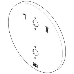 Dornbracht Abdeckplatte f&uuml;r UP Therm 091102243-00 chrom