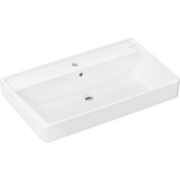 Hansgrohe Xanuia Q Waschtisch 60250450 800x480mm, mit Hahnloch/Überlauf, geschliffen, weiß