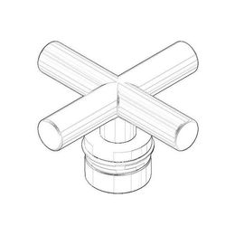 Dornbracht Griff komplett TARA.-892 04208901000-08 platin