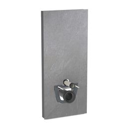 Geberit Monolith Wand-WC-Modul 131231005 Bauh&ouml;he 114cm, Front schieferoptik, Seite aluminium schwarzchrom