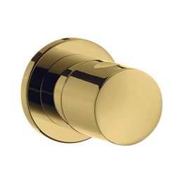 Hansgrohe Axor Uno Fertigmontageset 38976990 Unterputz-Absperrventil, polished gold optic