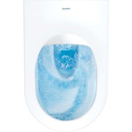 Duravit ME by Starck Wand Tiefspül WC HygieneFlush 2518092000 verdeckte Befestigung, Weiß HG, HygieneGlaze, rimless